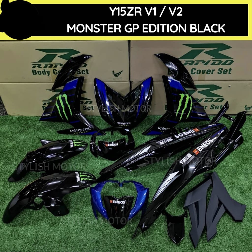 (STICKER TANAM/AIRBRUSH) RAPIDO COVER SET Y15ZR V1/V2 | Shopee Malaysia