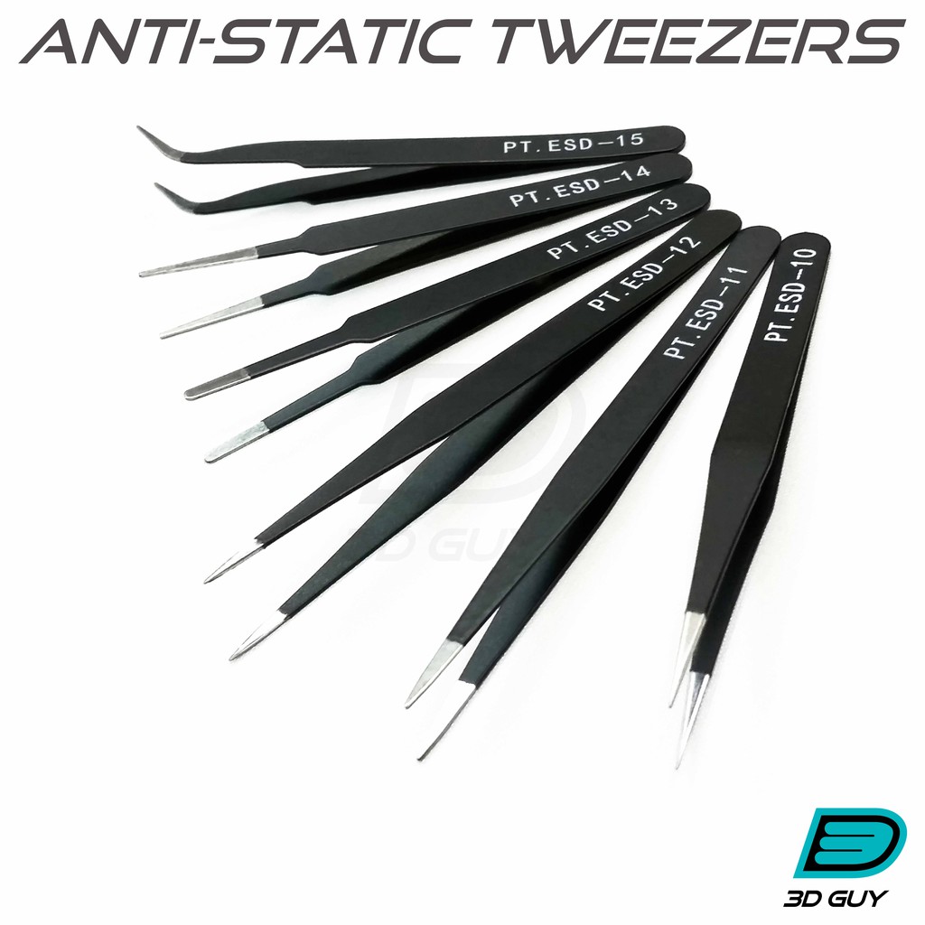 Tweezer Set 6pcs Tweezers 6pc Set Anti-static Stainless Steel Tool Kit ...
