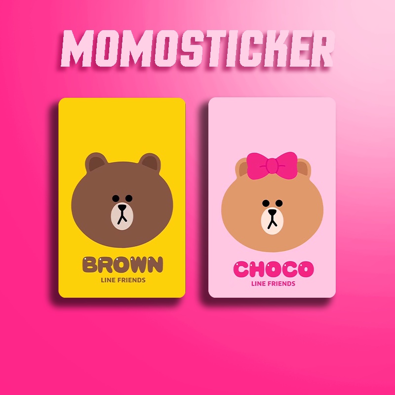 LINE FRIENDS [1.0]🔥TOUCH N GO Sticker🔥ATM Sticker🔥Bank Card Sticker🔥T&G ...