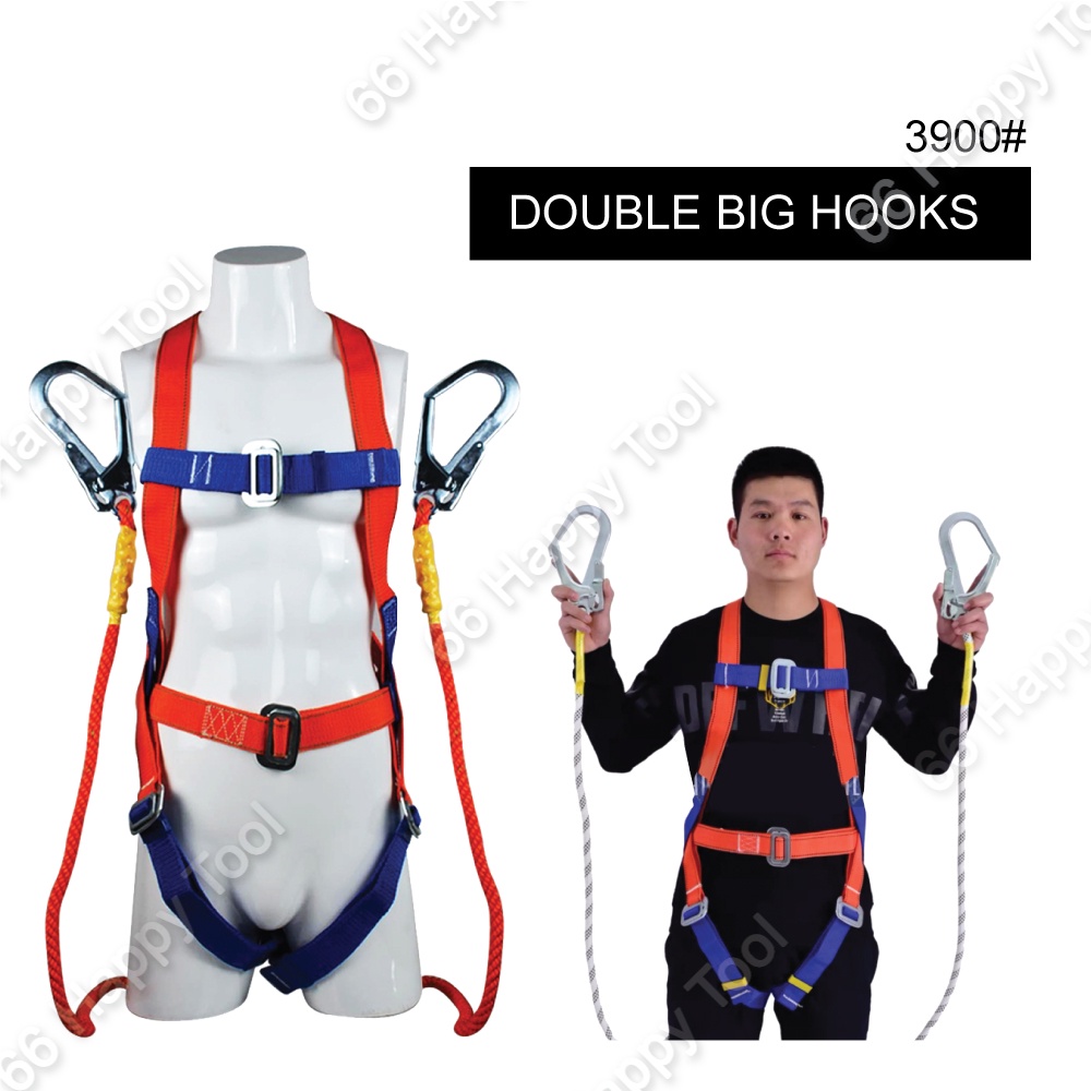 Safety Harness Fall Protection Absorber Parachute Type Polyamide ...