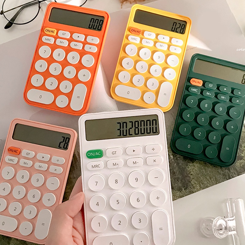 Simple Pure Color Electronic Calculator School&Office Small Portable ...