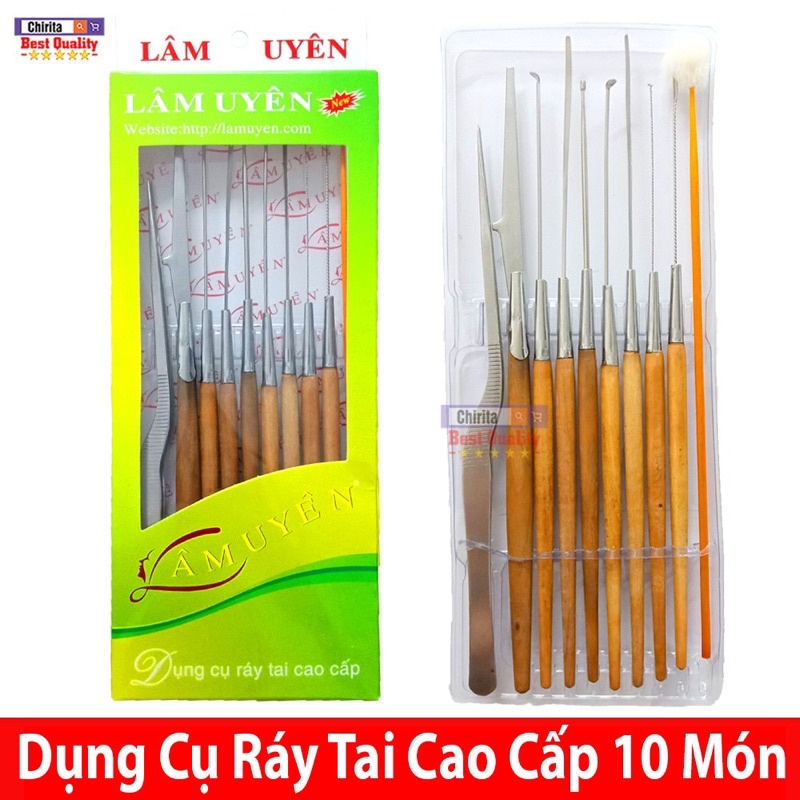 Bo Ray Tai 10 mon Lam Uyen- Handy 10 -Piece Earwax Removal Tool Set ...