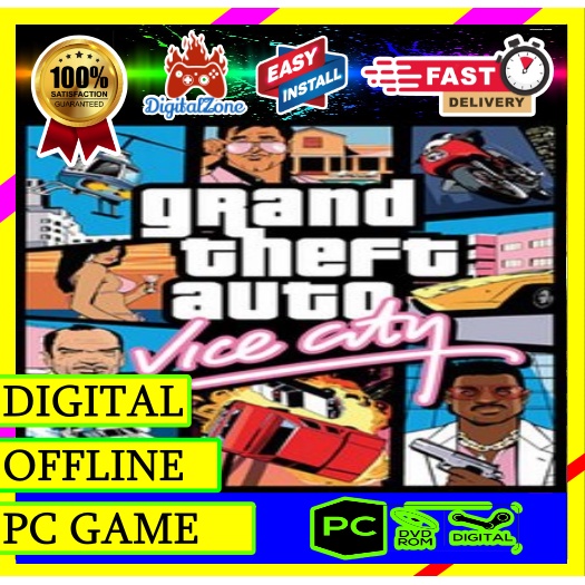 Grand Theft Auto Vice City (GTA) [Original PC Game] | Shopee Malaysia