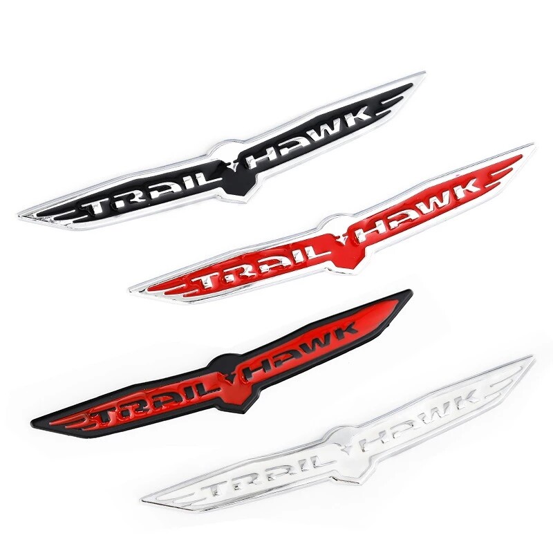TRAIL HAWK emblem Flying eagle logo for Jeep Renegade Wrangler Compass ...