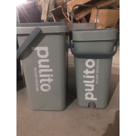 Pulito Smart Mop Set, Self-Extracting Pulito With 2 Super Clean Wipes ...