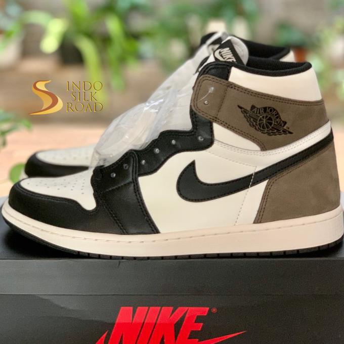 authentic official flagship store pria aj1 air jordan aj 1 high dark ...
