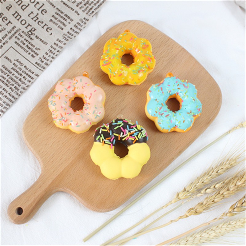 Squishy Donuts toys Original 6CM Cute Cream donuts soft slow rising ...