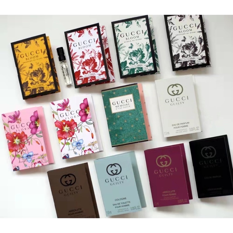 🇲🇾 Gucci sample perfume 1.5ml travel spray ️ 古驰小样卡片香水 | Shopee Malaysia