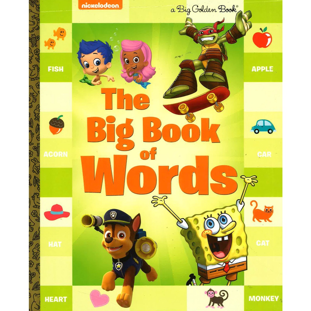 (BX) Nickelodeon - The Big Book Of Words (ISBN: 9780553508772) | Shopee ...