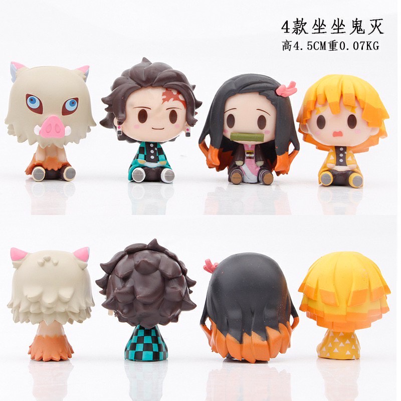 4/6PCS Demon Slayer Kimetsu no Yaiba Movie Mugen Train Sleeping Tanjiro ...