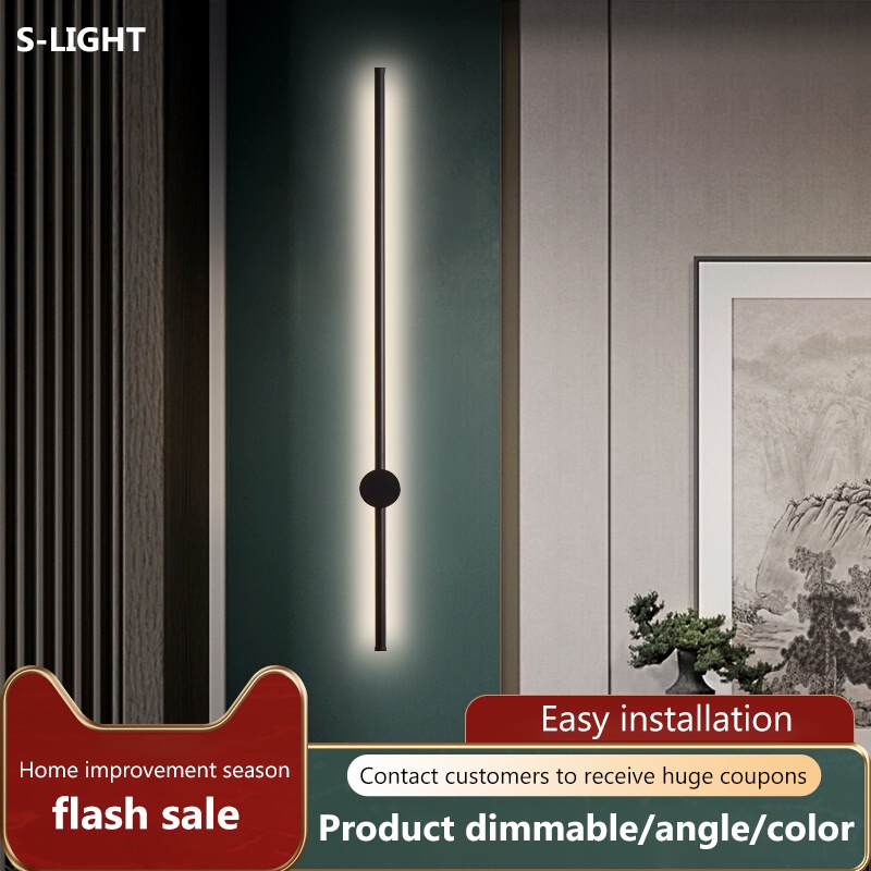 Led Wall Lamp Modern Long Wall Light For Home Bedroom Living Room ...