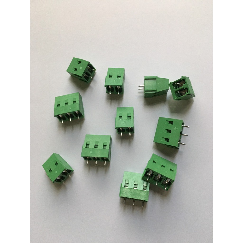 Power terminal block EG128 5.0mm 2P 3P 300V 10A green | Shopee Malaysia