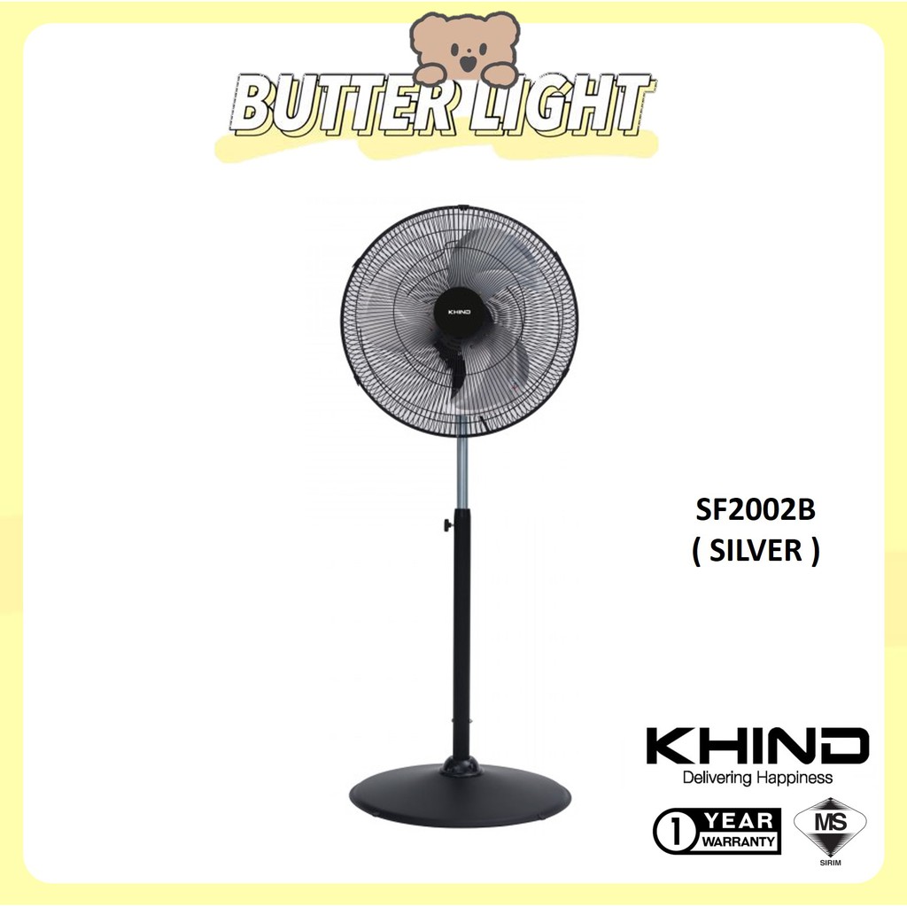 KHIND 20" Industrial Stand Fan (SF2002F / SF2002B) / 18" Industrial ...