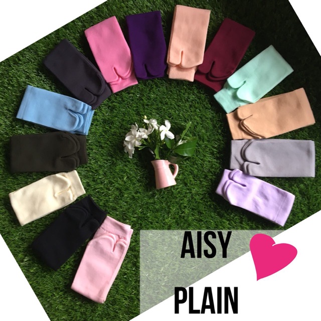 STOKIN AISYSOCKS PLAIN BERJARI | Shopee Malaysia
