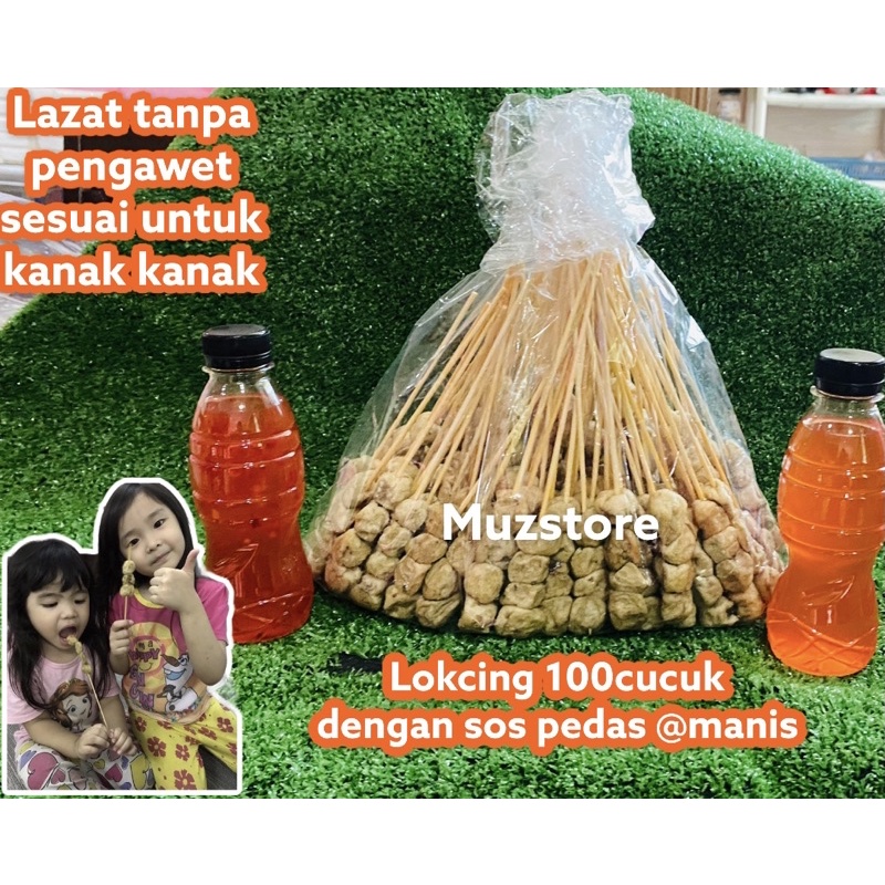 💥🔥Lokcing lazat 💥satay ikan🔥free pos🚚100 cucuk tanpa pengawet sesuai ...