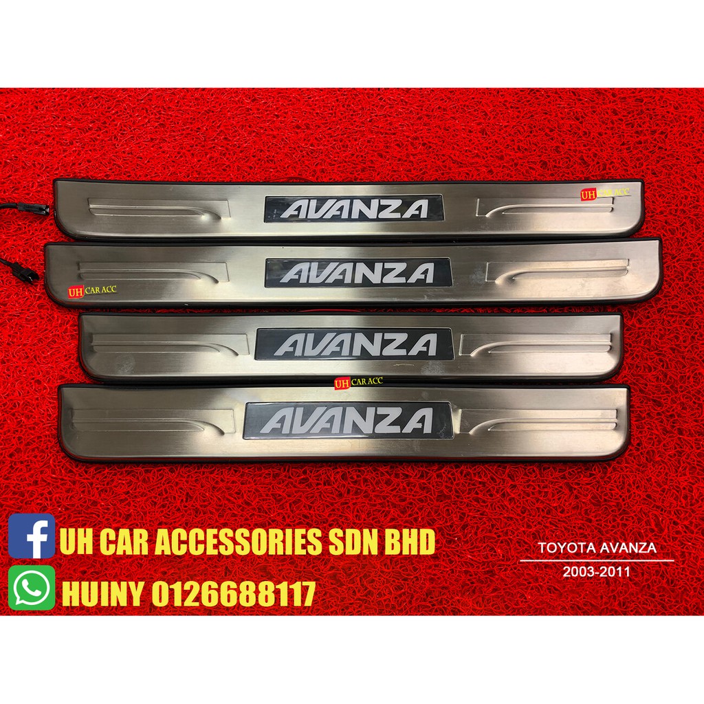 Toyota Avanza 2003-2011 Side Sill Plate LED Door Step (READY STOCK ...