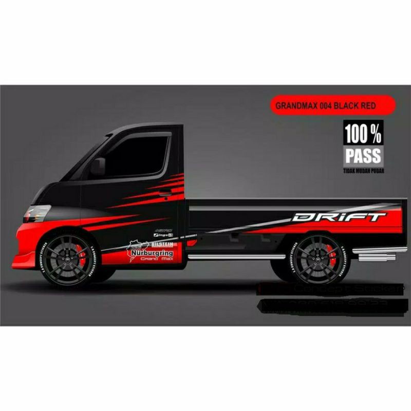 Grandmax pick up l300 mega apv suzuki Car sticker cutting sticker ...