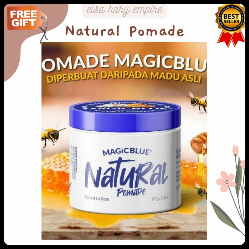 💥SOLD OUT💥 NATURAL POMADE MAGIC BLUE 💯 ORIGINAL HQ | Shopee Malaysia