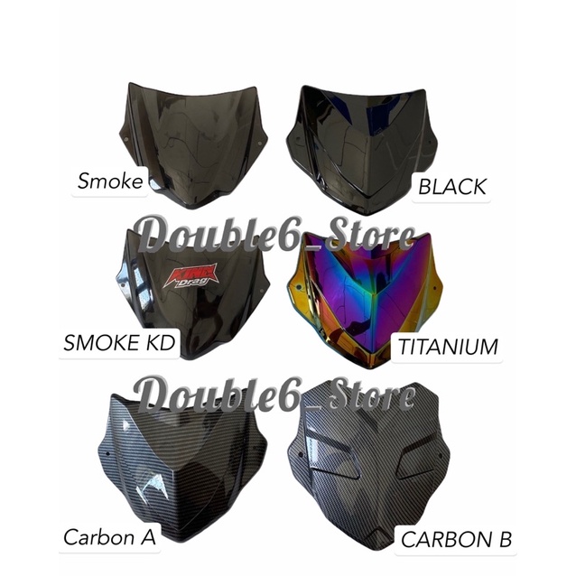 NEW Y16ZR EXCITER FORGED CARBON COWLING VISOR YAMAHA Y16 WINDSHIELD ...