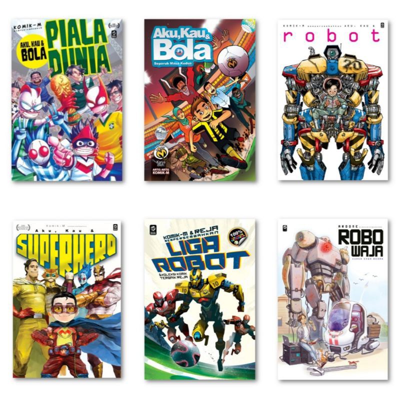 Komik Melayu Komi Bola dan Robot | Shopee Malaysia