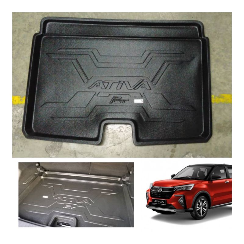 100% ori PCT Perodua Ativa Original HDPE Non Slip Rear Trunk Boot Cargo ...