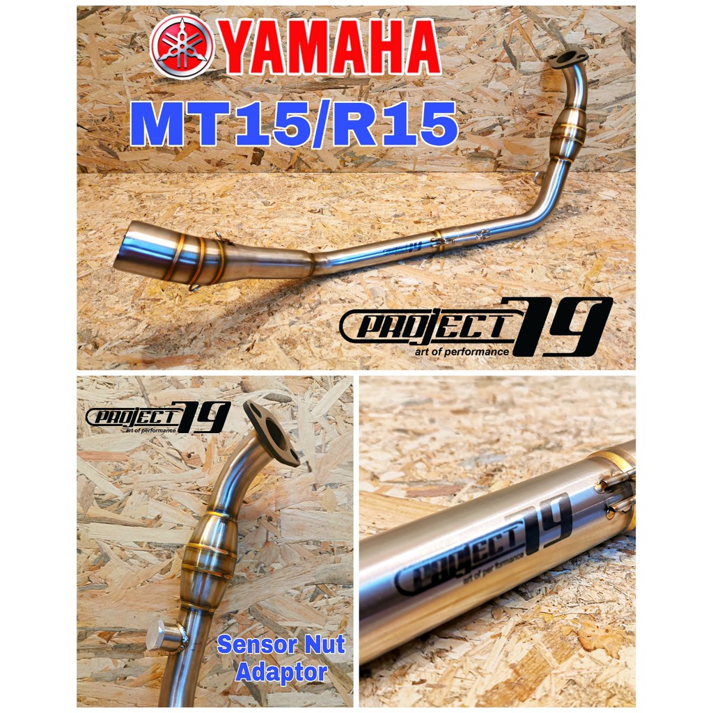 Project79 Link Pipe MT15 R15 R15M Manifold Stainless Steel Power Bomb ...