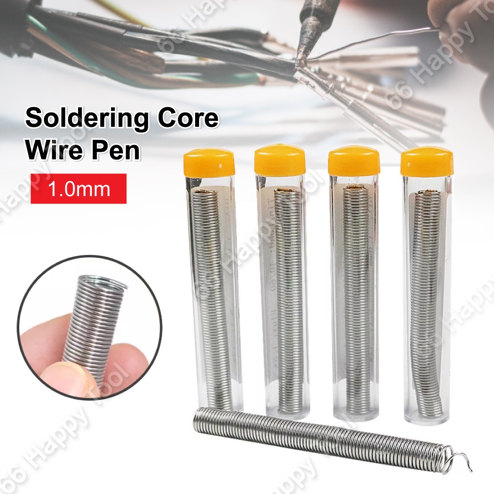 1.0mm Soldering Core Wire Pen Tube Solder Iron Spring Lead Tin ...