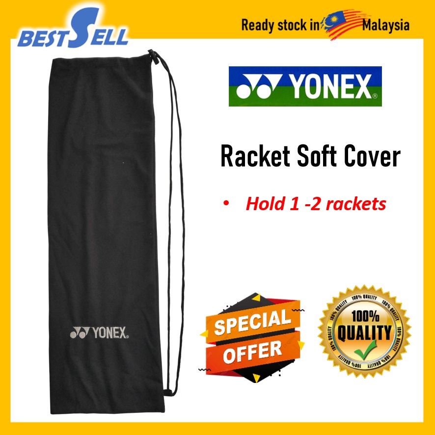 YONEX Racket Soft Cover hold 1-2 rackets rackat bag kain baldu | Shopee ...