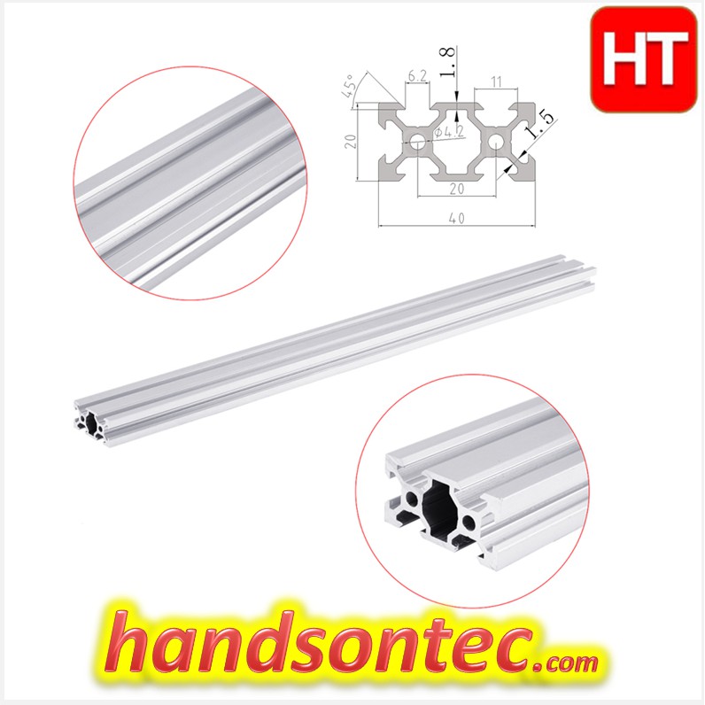 2040 V-Slot Linear Rail Guide Length=495~1000mm | Shopee Malaysia