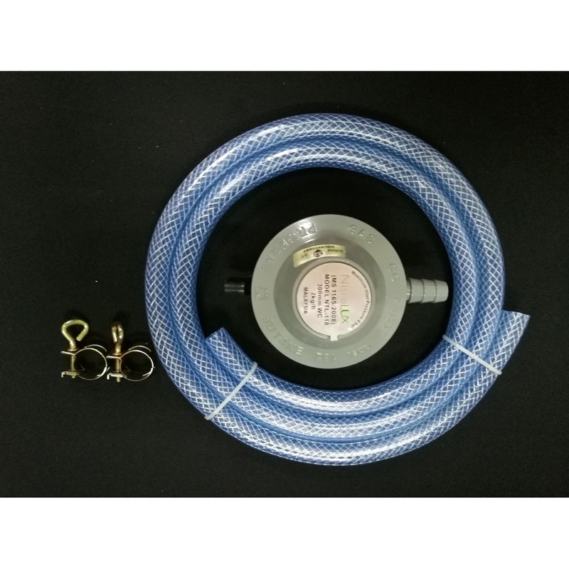 NITROLUX LOW PRESSURE GAS REGULATOR SET TRANSPARENT HOSE | Shopee Malaysia