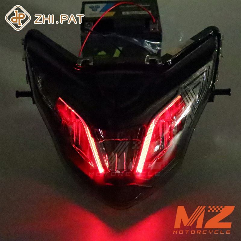 LC135 V2 V3 V4 V5 V6 V7 HEAD LAMP LED YAMAHA LAMPU SUIS SUIZ HANDLE SWITCH LIGHT MATA GABAN ...