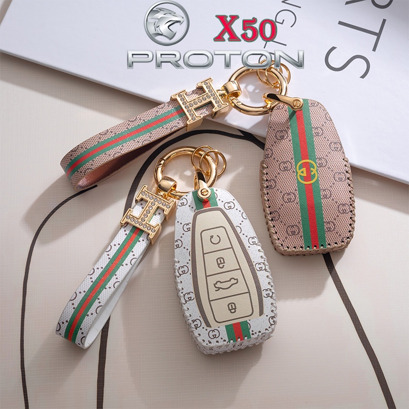 proton X90 x50 key cover Remote Key Leather Key Case Accessories ...
