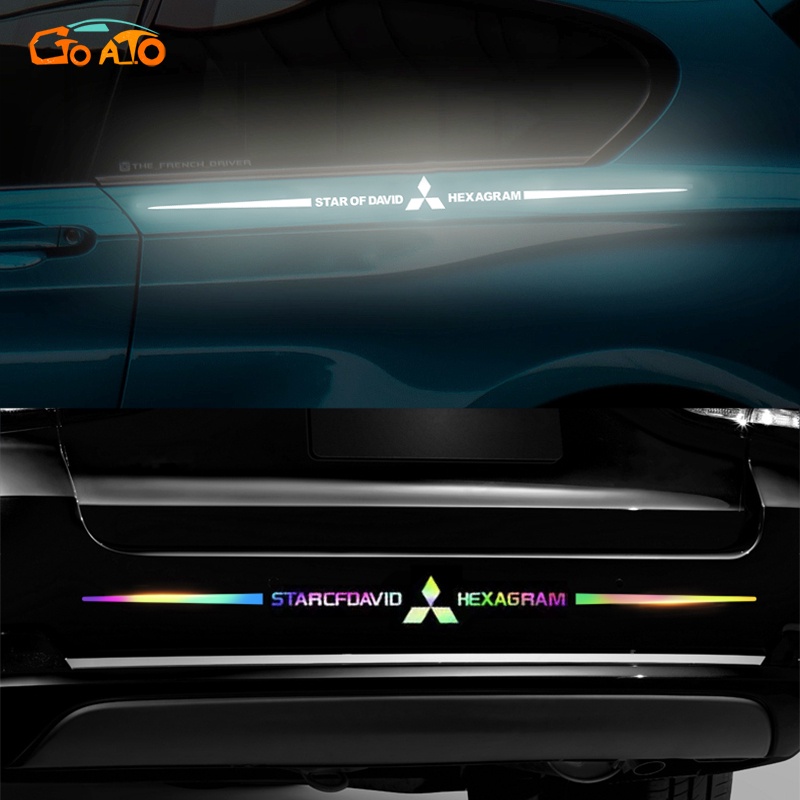 GTIOATO 65CM Car Colorful Reflective Stickers Scratch Sticker Car ...