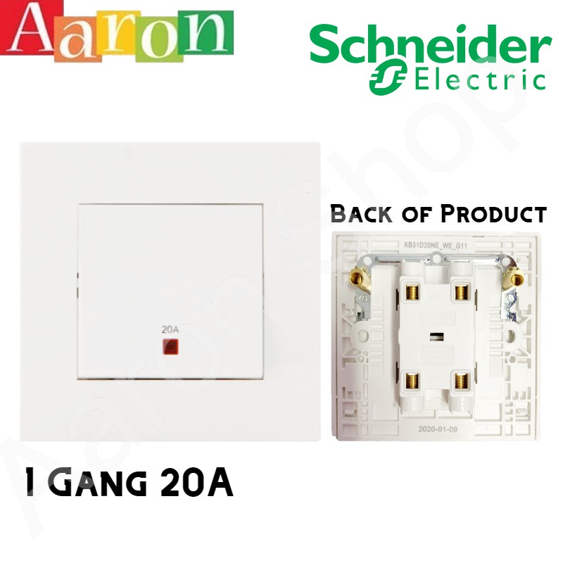 SCHNEIDER CLIPSAL VIVACE 13A/15A/1GANG 20A/1GANG BELL/1GANG/2GANG 250V ...