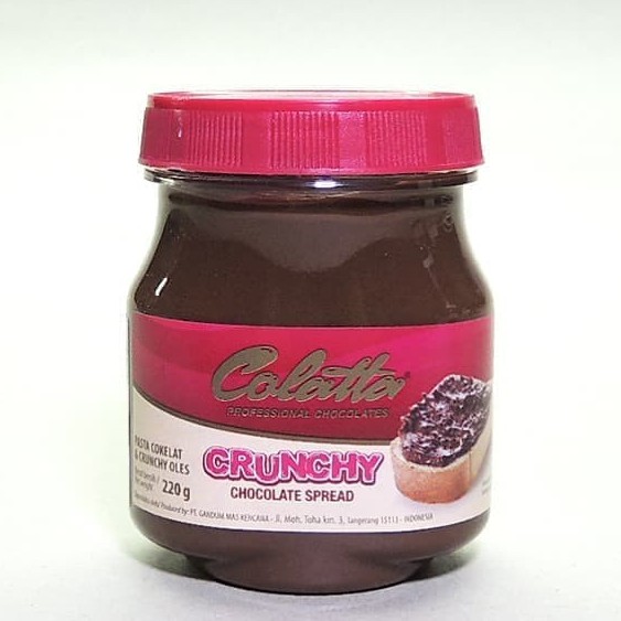 Colatta Chocolate Spread Crunch Crunchy Chocolate Spread 220gr 220 gr ...