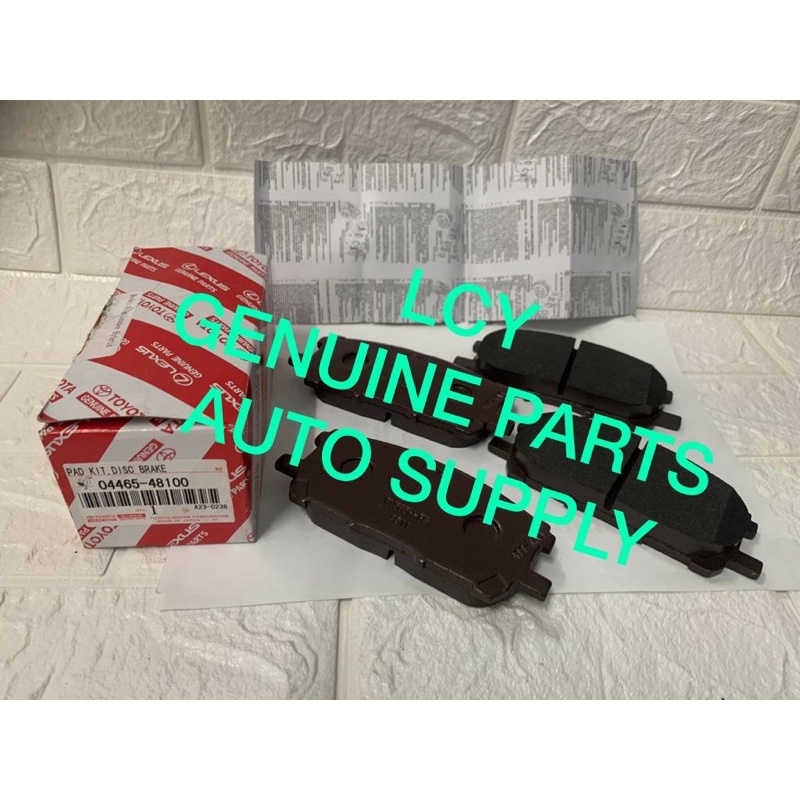 TOYOTA HARRIER FRONT BRAKE PAD 04465-48100 | Shopee Malaysia