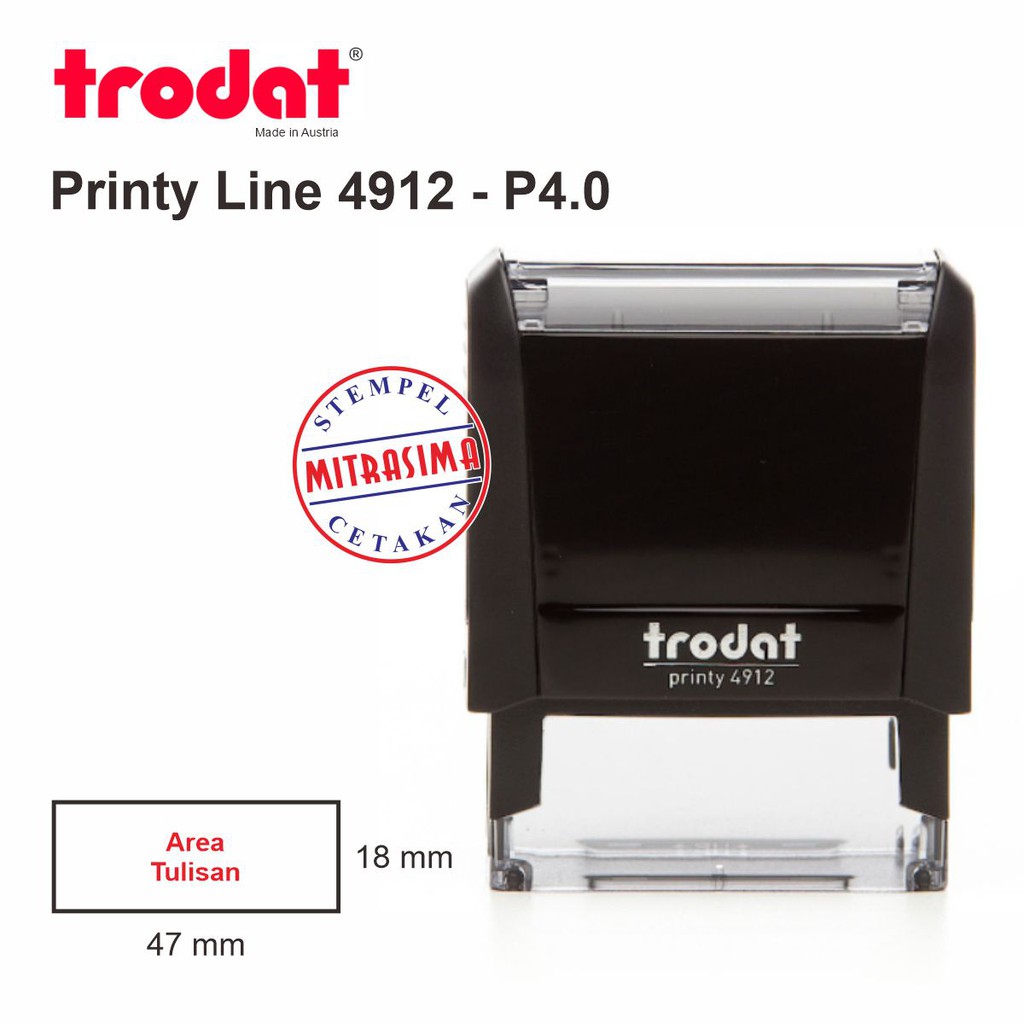 Trodat Stamp 4912 (Square Model) | Shopee Malaysia