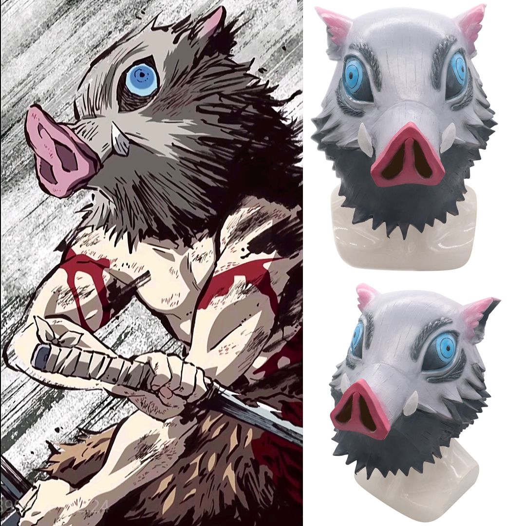 Demon Slayer Kimetsu No Yaiba Cosplay Hashibira Inosuke Mask Wild Mask ...