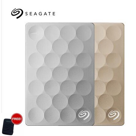 Seagate- Backup Slim External Hard Drive 1TB 2TB Hard Disk - Gold ...