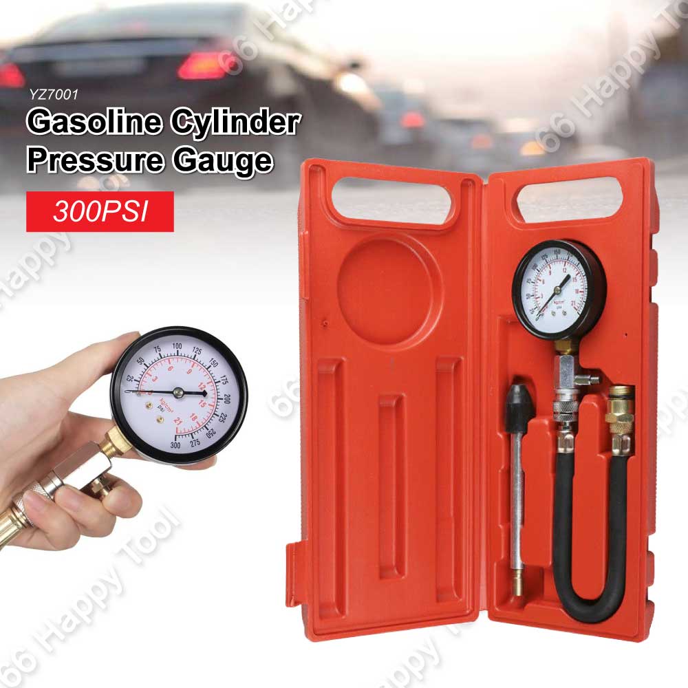 Car Engine G324 Gasoline Cylinder Pressure Gauge Petrol Gas Meter Test ...