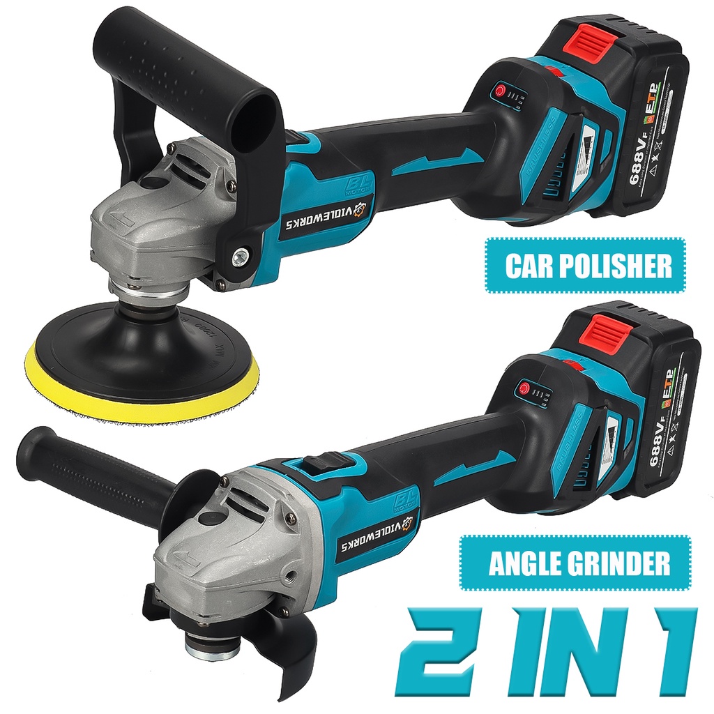 2000W Brushless Car Polisher Angle Grinder Variable Speed Car Waxing ...