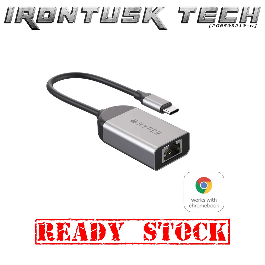 HYPER HyperDrive HD425B USB-C to Ethernet RJ45 Adapter - Compatible ...