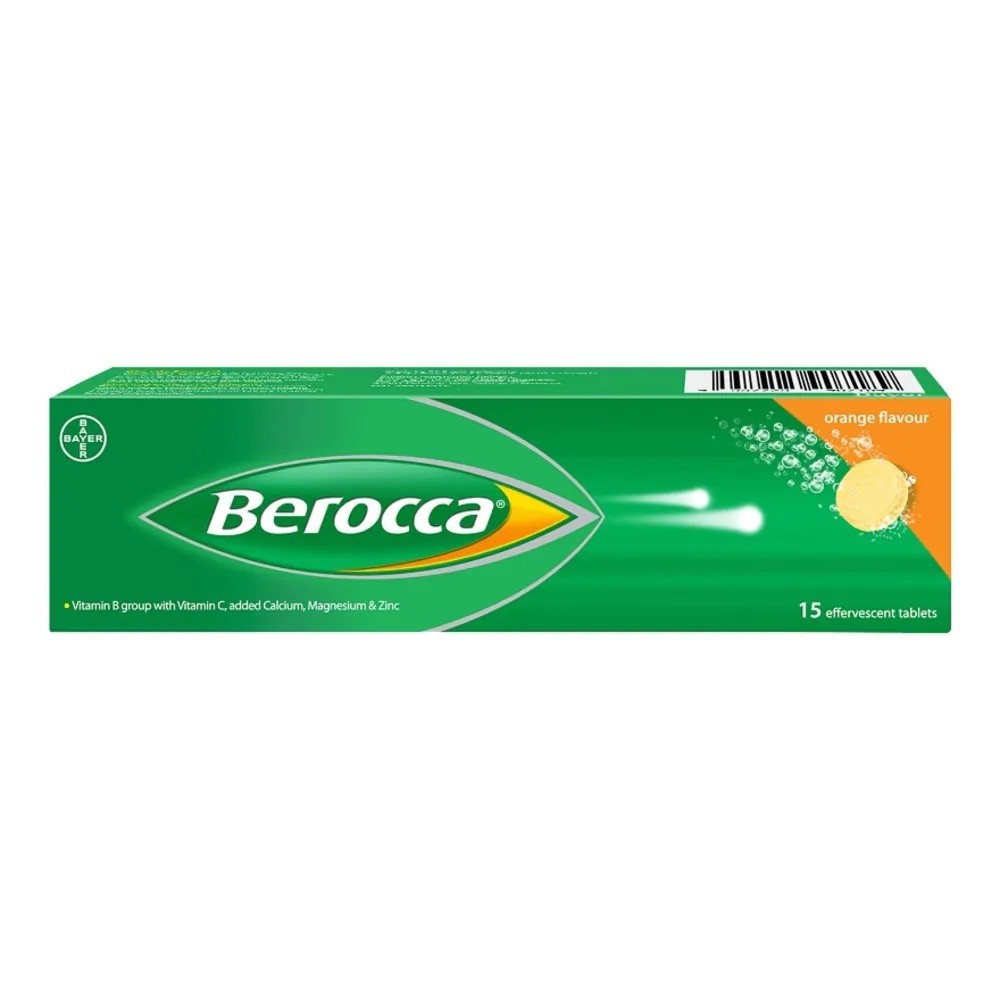 Berocca Effervescent Mango / Orange Tablets (15's / 24's / 30's) | Shopee Malaysia