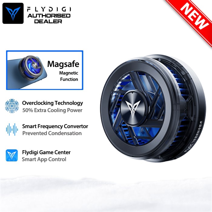 Flydigi B5X Magnetic Cooling Fan - FlyOC™ Overclocking Cooling Tech ...