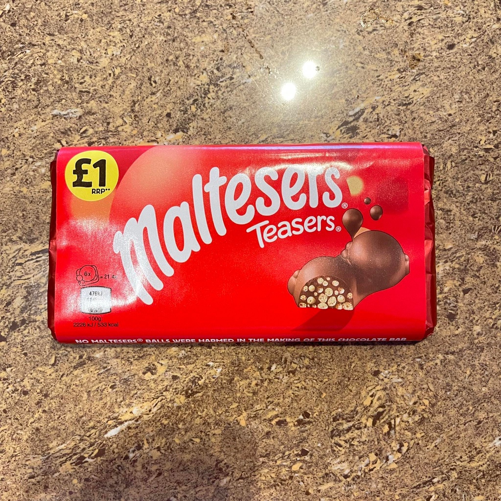 Maltesers Teasers Chocolate Bar, 100g | Shopee Malaysia