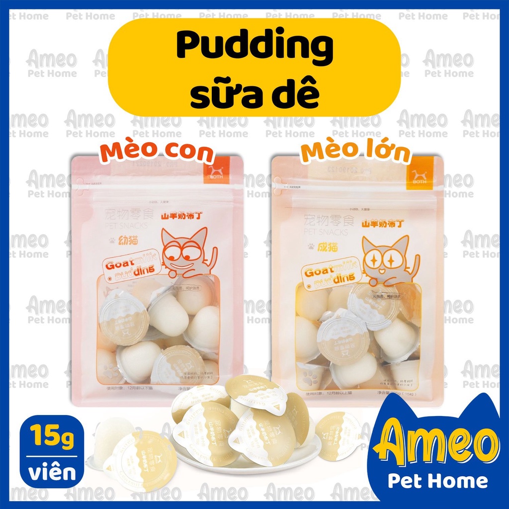 Goat milk Pudding with calcium supplement for large cats and kittens ...