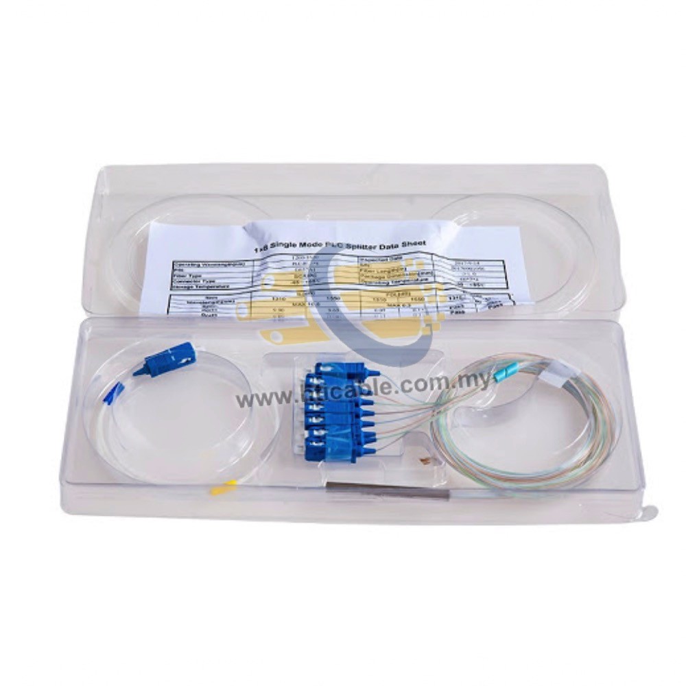 [Singlemode ] TM-Passed Fiber Optic Splitter / FTTH SC Pigtail PLC ...