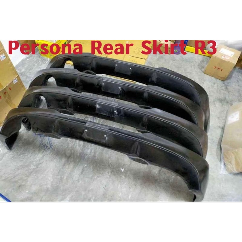 Persona R3 Rear Skirt Pu4045 // Bodykit Belakang Skirt lip Pu Material ...