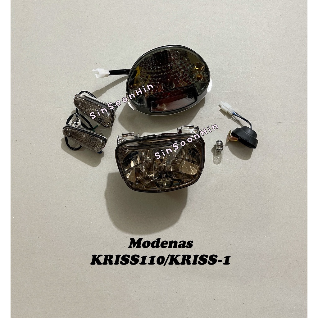 Modenas KRISS110 KRISS-1 Head Lamp / Front Signal Lamp / Tail Lamp Assy ...