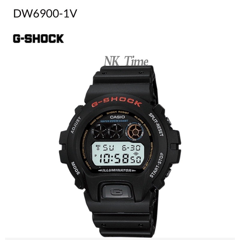 CASIO G-SHOCK DW-6900-1V ORIGINAL G-Shock Basic Bulat DW6900 SPORTS ...